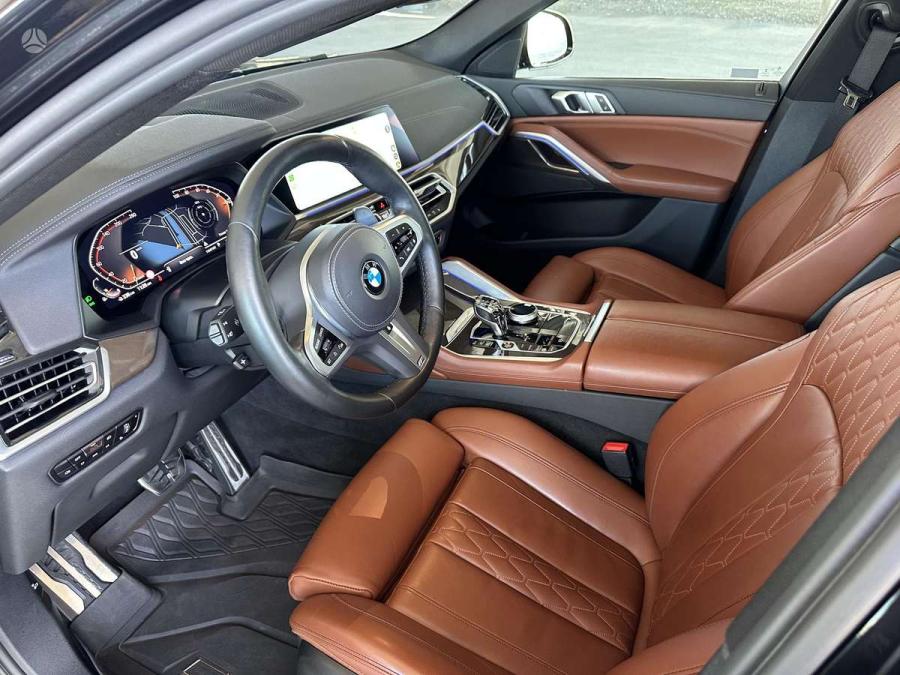 Melns BMW X6 2022 Klaipėda, ar dzinēja tilpumu 3.00 L un nobraukumu 100 tūkst. km par 52900 €, foto 12 vietnē AUTOMOTO.COM.LV