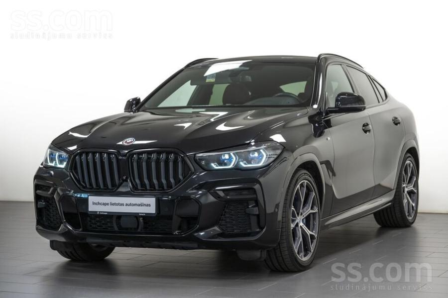 Melns BMW X6 2022 Rīga, ar dzinēja tilpumu 3.00 L un nobraukumu 79 tūkst. km par 57500 €, foto 1 vietnē AUTOMOTO.COM.LV