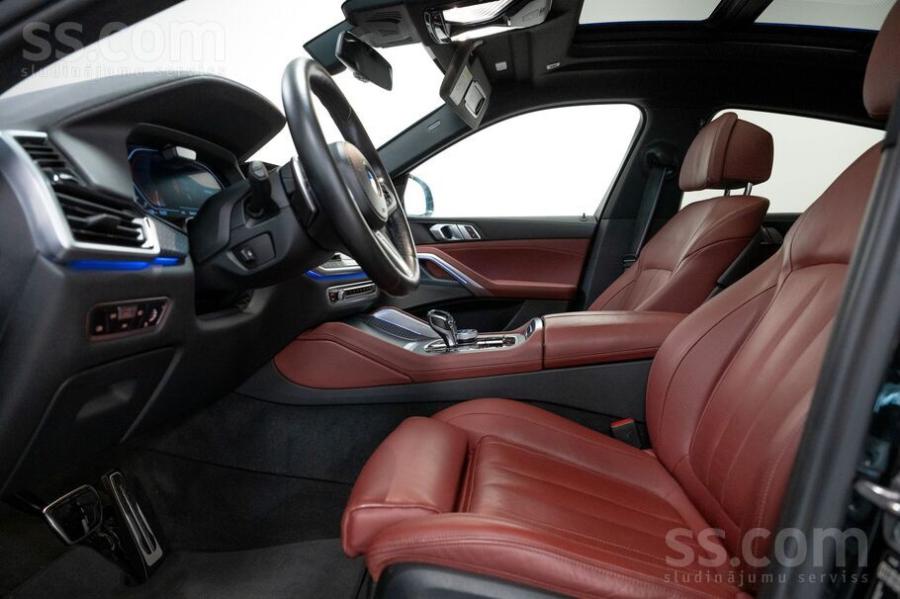 Melns BMW X6 2022 Rīga, ar dzinēja tilpumu 3.00 L un nobraukumu 79 tūkst. km par 57500 €, foto 7 vietnē AUTOMOTO.COM.LV