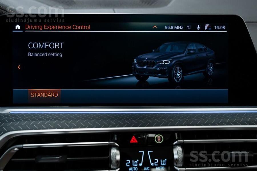 Melns BMW X6 2022 Rīga, ar dzinēja tilpumu 3.00 L un nobraukumu 79 tūkst. km par 57500 €, foto 28 vietnē AUTOMOTO.COM.LV