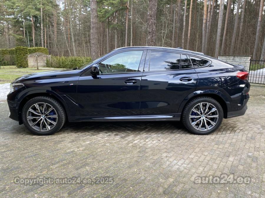 Black BMW X6 2023 in Tallinn, with an engine capacity of 3.00 L and mileage of 43 thousand km for 80000 €, photo 1 on AUTOMOTO.COM.LV