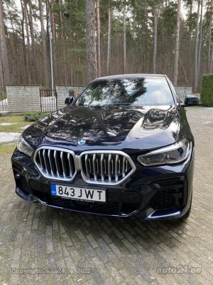 Black BMW X6 2023 in Tallinn, with an engine capacity of 3.00 L and mileage of 43 thousand km for 80000 €, photo 2 on AUTOMOTO.COM.LV
