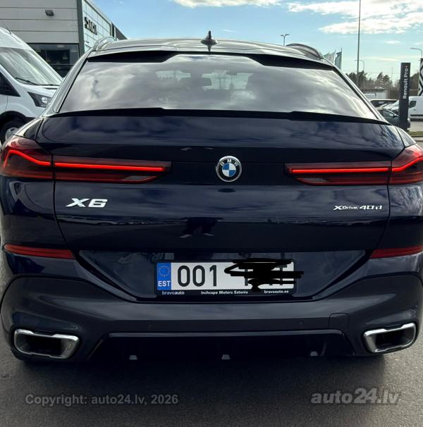 Melns BMW X6 2023 Tallina, ar dzinēja tilpumu 3.00 L un nobraukumu 40 tūkst. km par 75500 €, foto 9 vietnē AUTOMOTO.COM.LV