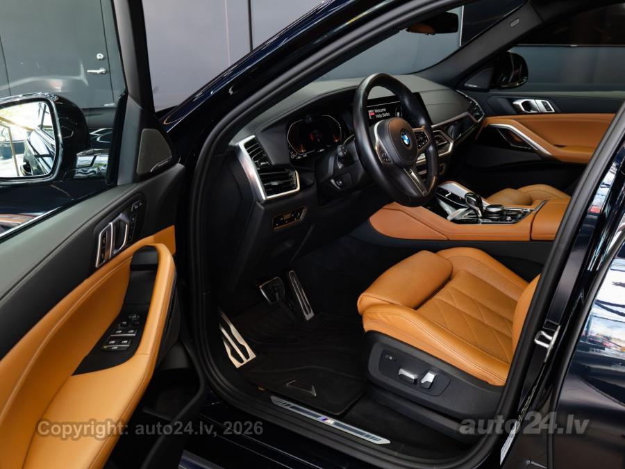 Black BMW X6 2023 in Tallinn, with an engine capacity of 3.00 L and mileage of 47 thousand km for 76000 €, photo 6 on AUTOMOTO.COM.LV