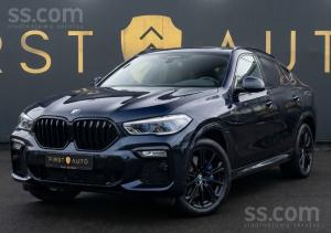 Black BMW X6 2023 in Tukums, with an engine capacity of 3.00 L and mileage of 64 thousand km for 61990 €, photo  on AUTOMOTO.COM.LV