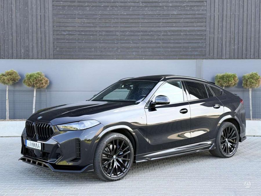 Melns BMW X6 2023 Šauļi, ar dzinēja tilpumu 2.99 L un nobraukumu 66 tūkst. km par 81500 €, foto 3 vietnē AUTOMOTO.COM.LV
