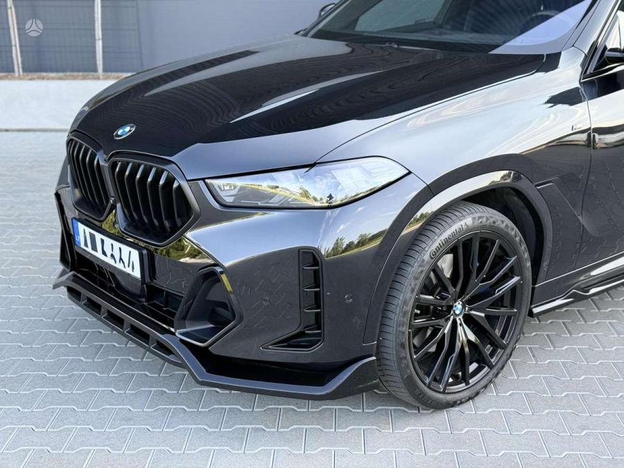 Melns BMW X6 2023 Šauļi, ar dzinēja tilpumu 2.99 L un nobraukumu 66 tūkst. km par 81500 €, foto 4 vietnē AUTOMOTO.COM.LV