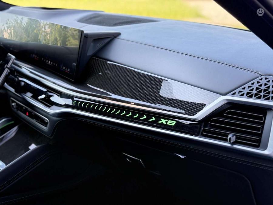Melns BMW X6 2023 Šauļi, ar dzinēja tilpumu 2.99 L un nobraukumu 66 tūkst. km par 81500 €, foto 13 vietnē AUTOMOTO.COM.LV