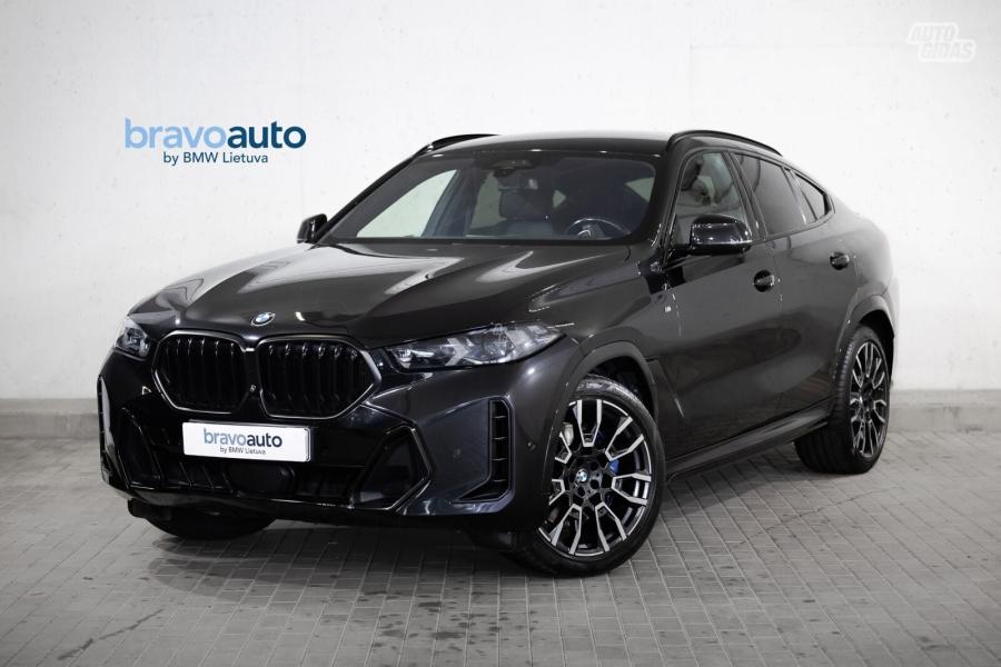 Melns BMW X6 2023 Viļņa, ar dzinēja tilpumu 3.00 L un nobraukumu 85 tūkst. km par 73491 €, foto 1 vietnē AUTOMOTO.COM.LV