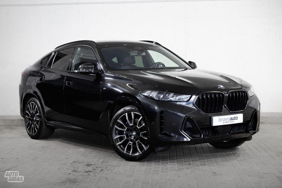 Melns BMW X6 2023 Viļņa, ar dzinēja tilpumu 3.00 L un nobraukumu 85 tūkst. km par 73491 €, foto 6 vietnē AUTOMOTO.COM.LV