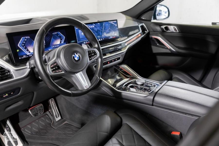 Melns BMW X6 2023 Viļņa, ar dzinēja tilpumu 3.00 L un nobraukumu 85 tūkst. km par 73491 €, foto 16 vietnē AUTOMOTO.COM.LV
