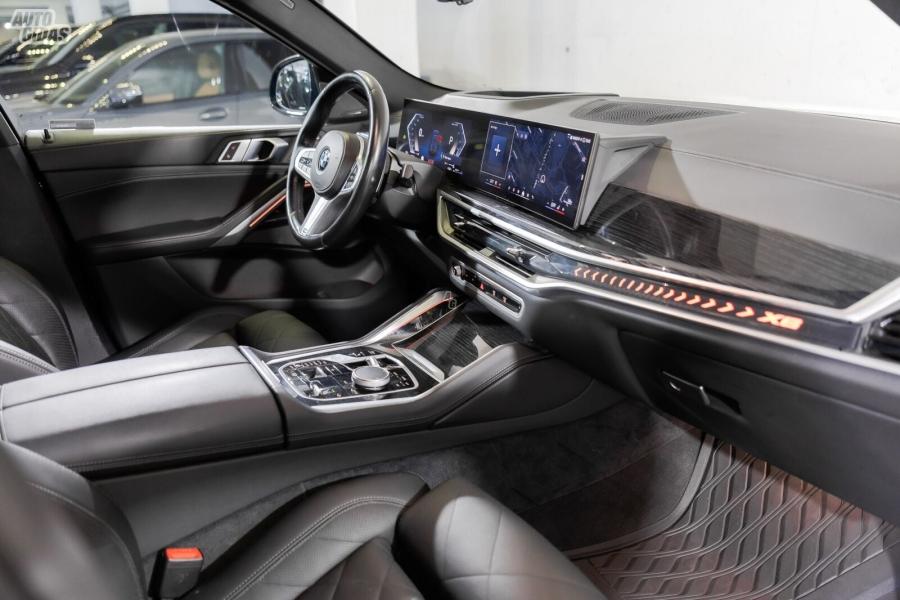 Melns BMW X6 2023 Viļņa, ar dzinēja tilpumu 3.00 L un nobraukumu 85 tūkst. km par 73491 €, foto 23 vietnē AUTOMOTO.COM.LV