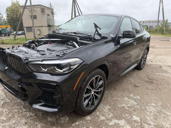 Melns BMW X6 2023 Kauņa, ar dzinēja tilpumu 3.00 L un nobraukumu 62 tūkst. km par 24400 €, foto 1 vietnē AUTOMOTO.COM.LV