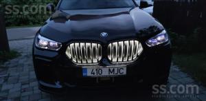 Черный БМВ Х6 2023 в Рига, объемом двигателя 3.00 л и пробегом 42 тыс. км за 59640 €, фото  на AUTOMOTO.COM.LV