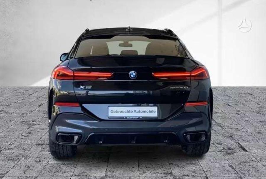Black BMW X6 2024 in Vilnius, with an engine capacity of 2.99 L and mileage of 44 thousand km for 82000 €, photo 3 on AUTOMOTO.COM.LV