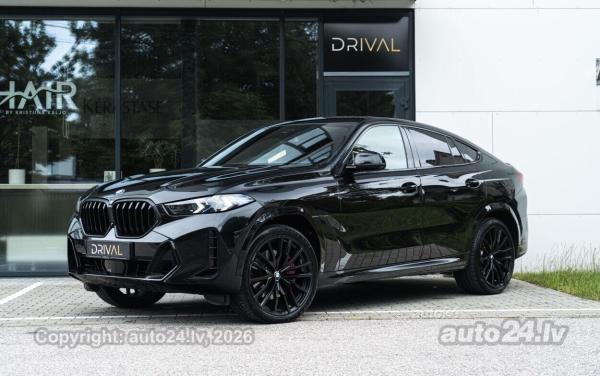 Melns BMW X6 2024 Tallina, ar dzinēja tilpumu 3.00 L un nobraukumu 56 tūkst. km par 85900 €, foto 2 vietnē AUTOMOTO.COM.LV