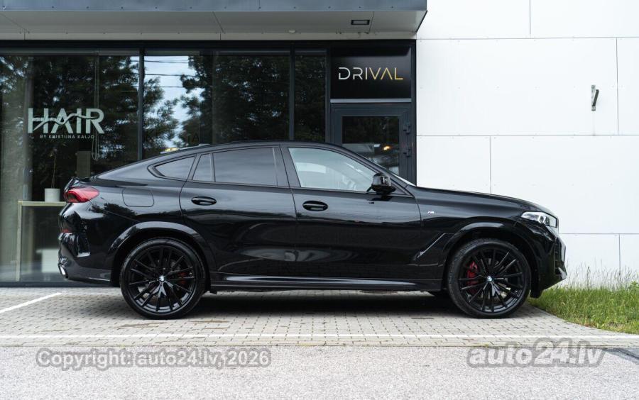 Melns BMW X6 2024 Tallina, ar dzinēja tilpumu 3.00 L un nobraukumu 56 tūkst. km par 85900 €, foto 4 vietnē AUTOMOTO.COM.LV