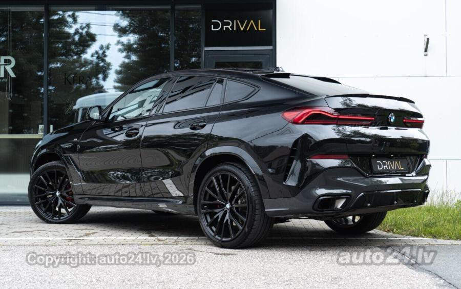 Melns BMW X6 2024 Tallina, ar dzinēja tilpumu 3.00 L un nobraukumu 56 tūkst. km par 85900 €, foto 5 vietnē AUTOMOTO.COM.LV