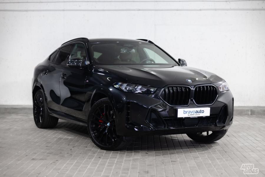 Melns BMW X6 2024 Viļņa, ar dzinēja tilpumu 3.00 L un nobraukumu 25 tūkst. km par 85865 €, foto 3 vietnē AUTOMOTO.COM.LV