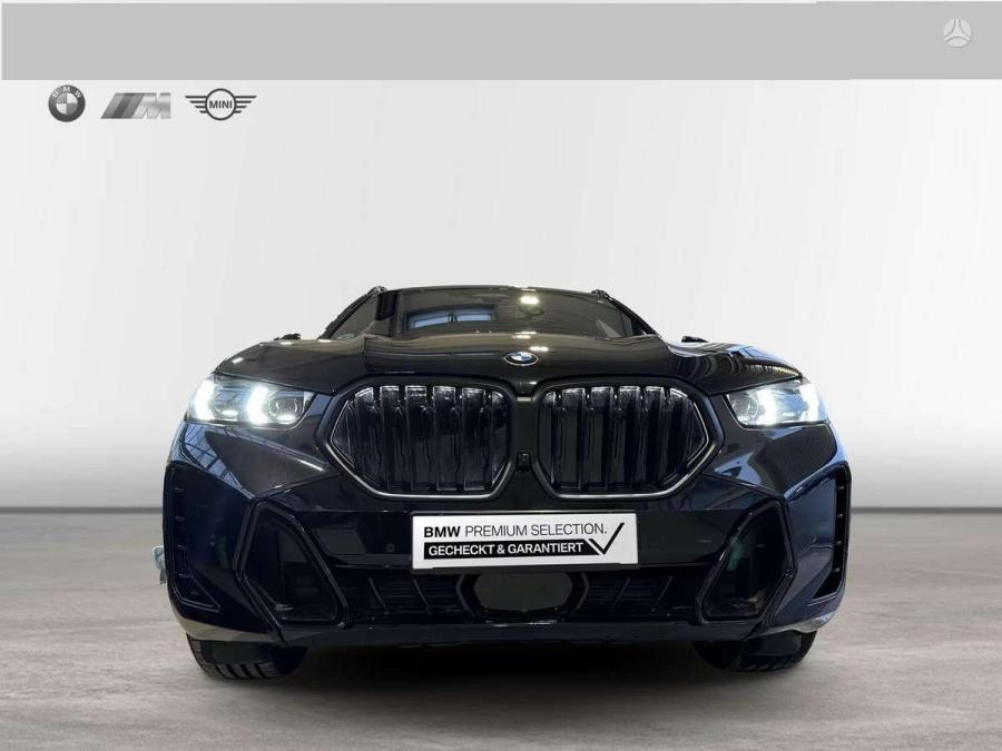 Black BMW X6 2024 in Vilnius, with an engine capacity of 2.99 L and mileage of 12 thousand km for 77900 €, photo 3 on AUTOMOTO.COM.LV