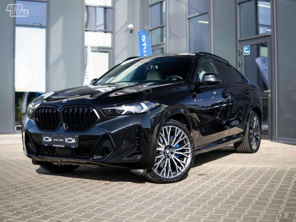 Black BMW X6 2024 in Marijampole, with an engine capacity of 3.00 L and mileage of 28 thousand km for 79950 €, photo 2 on AUTOMOTO.COM.LV