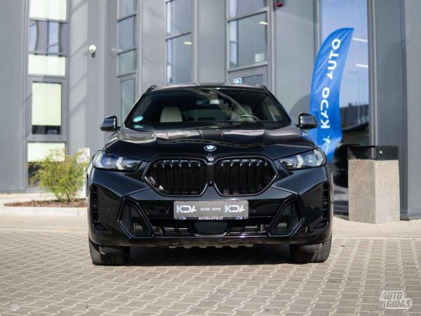 Black BMW X6 2024 in Marijampole, with an engine capacity of 3.00 L and mileage of 28 thousand km for 79950 €, photo 4 on AUTOMOTO.COM.LV