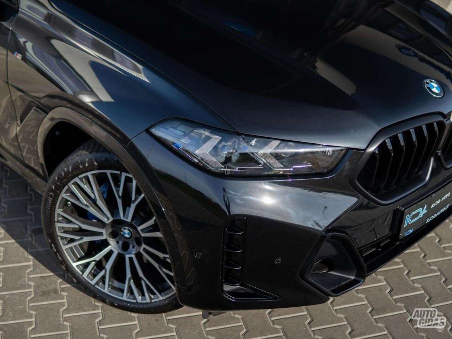 Black BMW X6 2024 in Marijampole, with an engine capacity of 3.00 L and mileage of 28 thousand km for 79950 €, photo 9 on AUTOMOTO.COM.LV