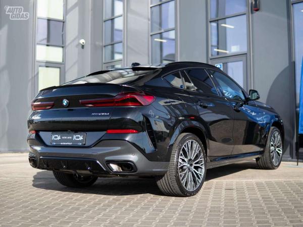 Black BMW X6 2024 in Marijampole, with an engine capacity of 3.00 L and mileage of 28 thousand km for 79950 €, photo 10 on AUTOMOTO.COM.LV