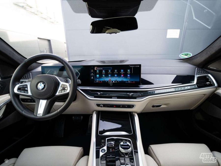 Black BMW X6 2024 in Marijampole, with an engine capacity of 3.00 L and mileage of 28 thousand km for 79950 €, photo 18 on AUTOMOTO.COM.LV