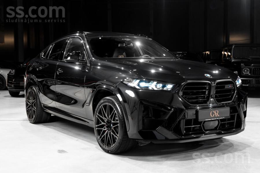 Black BMW X6 2024 in Riga, with an engine capacity of 4.40 L and mileage of 17 thousand km for 115000 €, photo 3 on AUTOMOTO.COM.LV