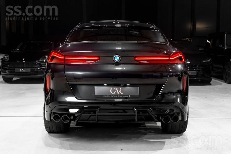 Black BMW X6 2024 in Riga, with an engine capacity of 4.40 L and mileage of 17 thousand km for 115000 €, photo 5 on AUTOMOTO.COM.LV