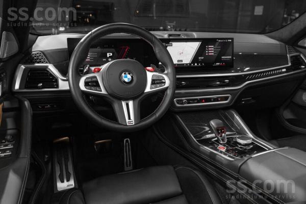 Black BMW X6 2024 in Riga, with an engine capacity of 4.40 L and mileage of 17 thousand km for 115000 €, photo 7 on AUTOMOTO.COM.LV