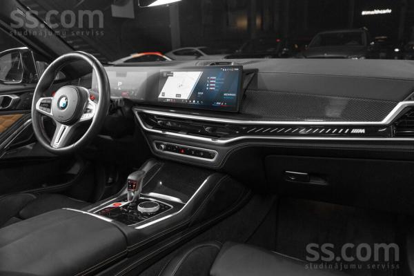 Black BMW X6 2024 in Riga, with an engine capacity of 4.40 L and mileage of 17 thousand km for 115000 €, photo 9 on AUTOMOTO.COM.LV