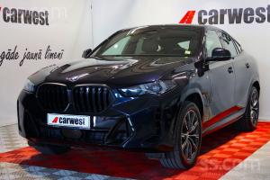 Черный БМВ Х6 2024 в Рига, объемом двигателя 3.00 л и пробегом 64 тыс. км за 68500 €, фото  на AUTOMOTO.COM.LV
