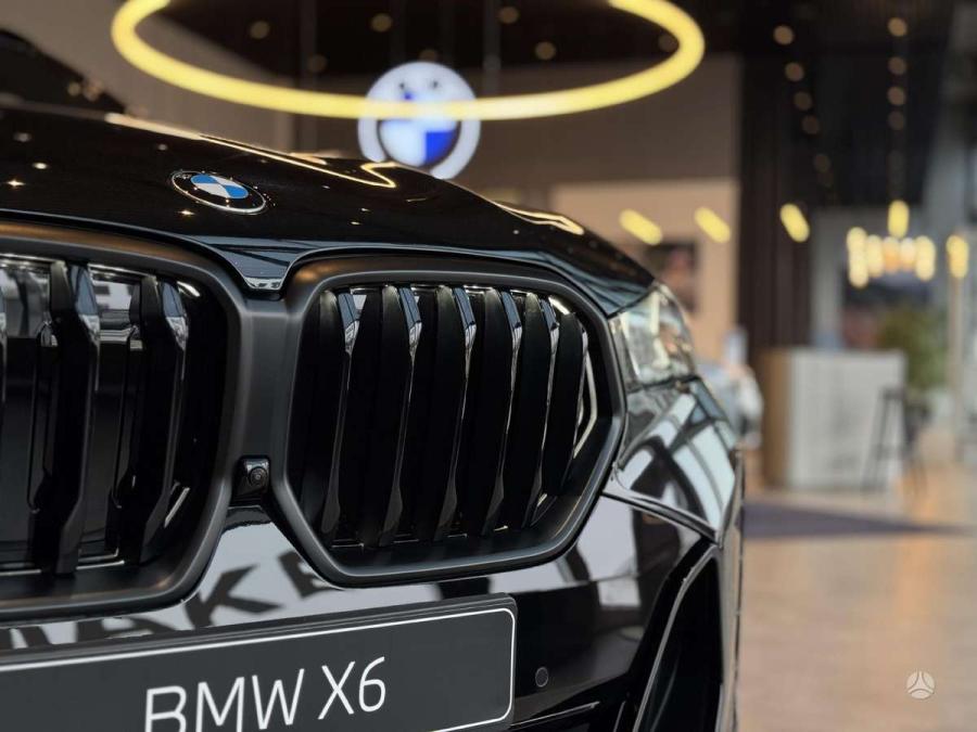 Melns BMW X6 2025 Kauņa, ar dzinēja tilpumu 2.99 L un nobraukumu 14 tūkst. km par 99500 €, foto 6 vietnē AUTOMOTO.COM.LV