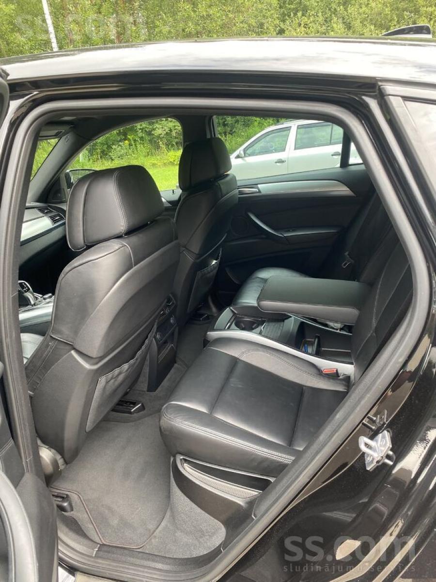 Melns BMW X6 2012 Rīga, ar dzinēja tilpumu 3.00 L un nobraukumu 300 tūkst. km par 13900 €, foto 12 vietnē AUTOMOTO.COM.LV