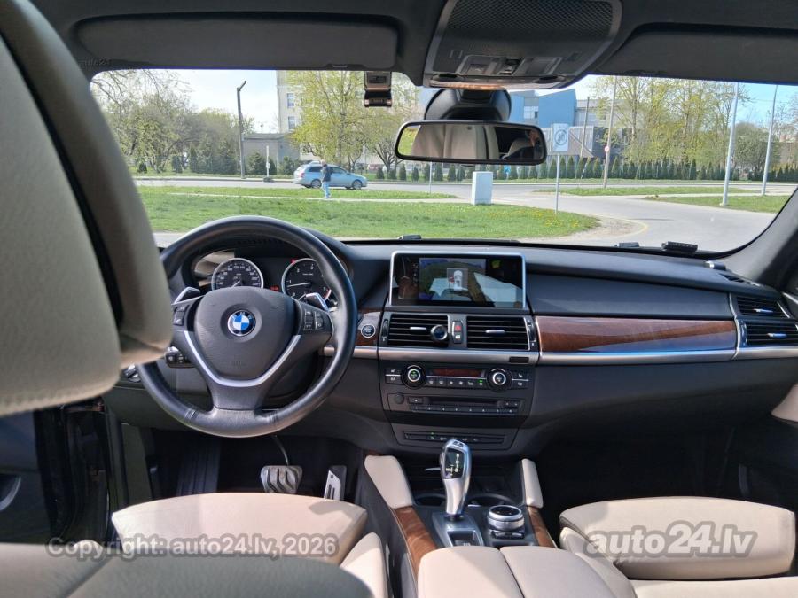 Black BMW X6 2013 in Tallinn, with an engine capacity of 3.00 L and mileage of 205 thousand km for 15990 €, photo 13 on AUTOMOTO.COM.LV
