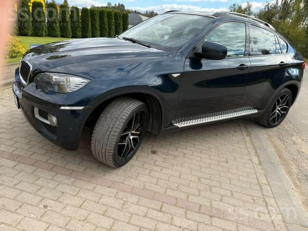 Black BMW X6 2013 in Aizkraukle, with an engine capacity of 3.00 L and mileage of 360 thousand km for 14500 €, photo 3 on AUTOMOTO.COM.LV
