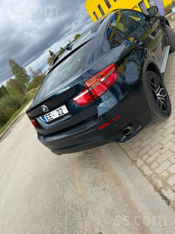 Black BMW X6 2013 in Aizkraukle, with an engine capacity of 3.00 L and mileage of 360 thousand km for 14500 €, photo 4 on AUTOMOTO.COM.LV