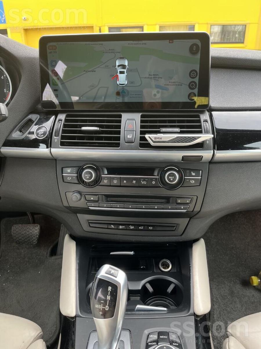Black BMW X6 2013 in Aizkraukle, with an engine capacity of 3.00 L and mileage of 360 thousand km for 14500 €, photo 6 on AUTOMOTO.COM.LV