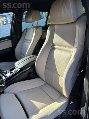 Black BMW X6 2013 in Aizkraukle, with an engine capacity of 3.00 L and mileage of 360 thousand km for 14500 €, photo 9 on AUTOMOTO.COM.LV