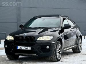 Black BMW X6 2014 in Riga, with an engine capacity of 3.00 L and mileage of 172 thousand km for 15900 €, photo  on AUTOMOTO.COM.LV