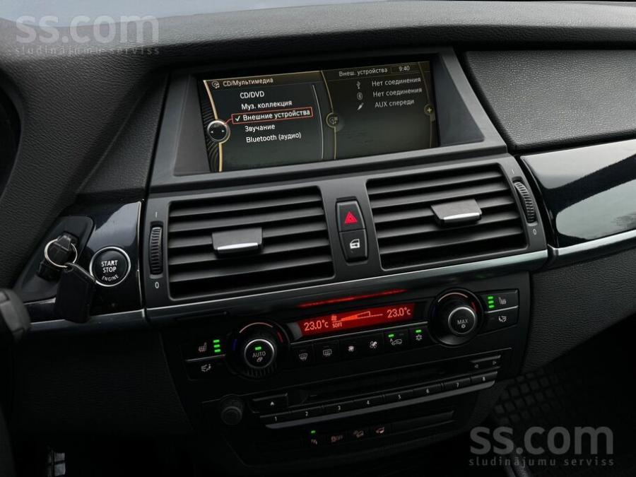 Melns BMW X6 2014 Rīga, ar dzinēja tilpumu 3.00 L un nobraukumu 172 tūkst. km par 15900 €, foto 20 vietnē AUTOMOTO.COM.LV