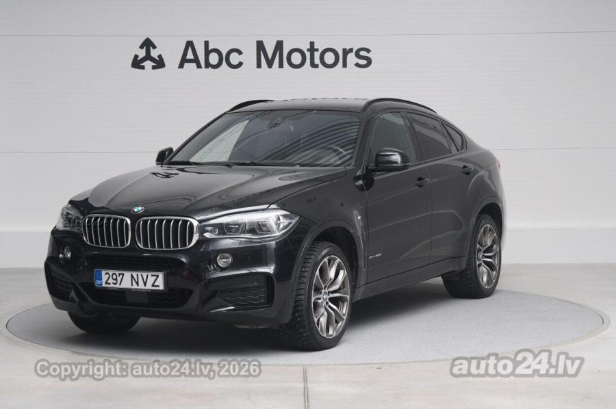 Black BMW X6 2018 in Tallinn, with an engine capacity of 3.00 L and mileage of 168 thousand km for 29900 €, photo 1 on AUTOMOTO.COM.LV