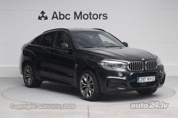 Black BMW X6 2018 in Tallinn, with an engine capacity of 3.00 L and mileage of 168 thousand km for 29900 €, photo 3 on AUTOMOTO.COM.LV