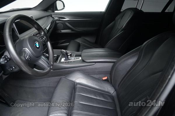 Black BMW X6 2018 in Tallinn, with an engine capacity of 3.00 L and mileage of 168 thousand km for 29900 €, photo 7 on AUTOMOTO.COM.LV