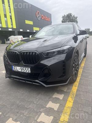 Melns BMW X6 2026 Rīga, ar dzinēja tilpumu 3.00 L un nobraukumu 8 tūkst. km par 90000 €, foto  vietnē AUTOMOTO.COM.LV