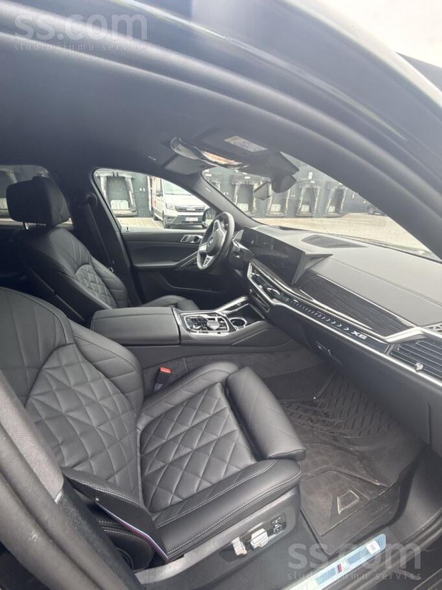 Melns BMW X6 2026 Rīga, ar dzinēja tilpumu 3.00 L un nobraukumu 8 tūkst. km par 90000 €, foto 7 vietnē AUTOMOTO.COM.LV