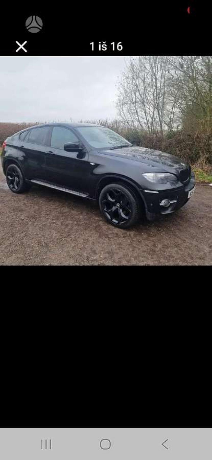 Black BMW X6 2012 in Vilnius, with an engine capacity of 3.00 L and mileage of 170 thousand km for 5950 €, photo 1 on AUTOMOTO.COM.LV