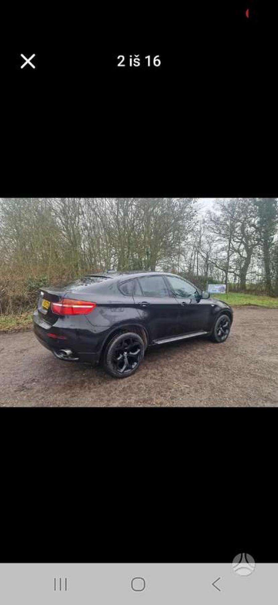 Black BMW X6 2012 in Vilnius, with an engine capacity of 3.00 L and mileage of 170 thousand km for 5950 €, photo 2 on AUTOMOTO.COM.LV